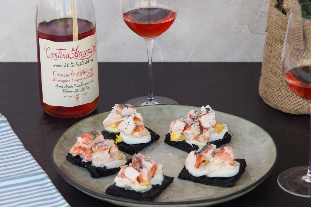 Black Polenta Crostini – Carrots and Tigers