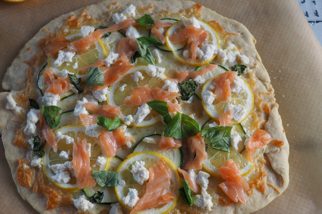 A Lemon-Zucchini Pizza Recipe for World Pizza Day