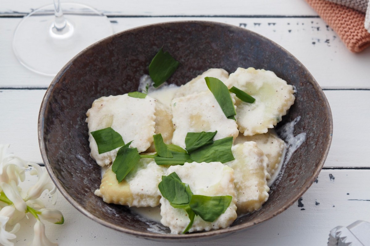Wild Garlic Ravioli - Pasta That Tastes Like Spring