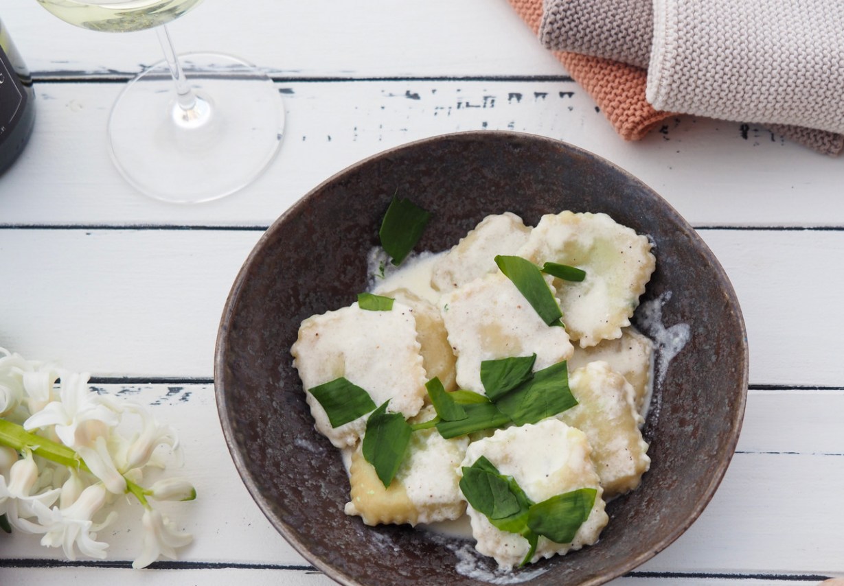 Wild Garlic Ravioli - Pasta That Tastes Like Spring