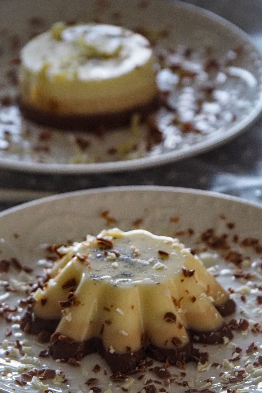 Easy Tri-colour Chocoalte Panna Cotta Recipe