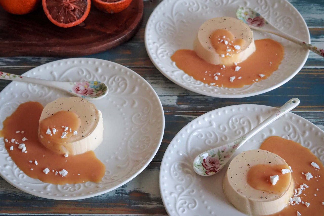 Blood Orange Panna Cotta - The Ultimate Quick and Easy Winter Dessert